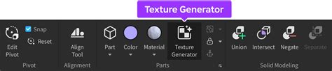 Texture Generator Documentation Roblox Creator Hub
