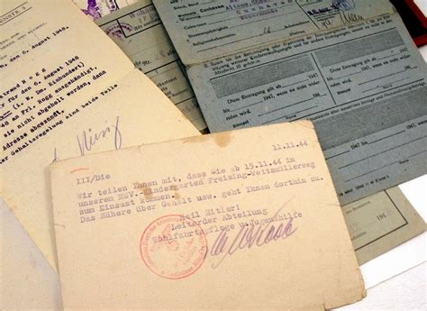 German Ww2 Wwii Documents Us Soldiers Folder Original Travel Papers
