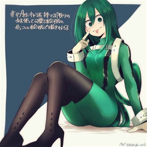 Pin Af Ăn Súp Lơ đi 3 På Asui Tsuyu