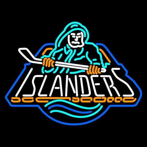 Custom New York Islanders Primary Logo Nhl Neon Sign Neon Sign Usa