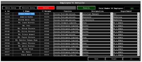 C How To Create Aspnet Form Like Oracle Tabular Form Stack Overflow