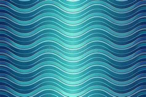 Modern Blue Gradient Background With Smooth Wave Transition For Design