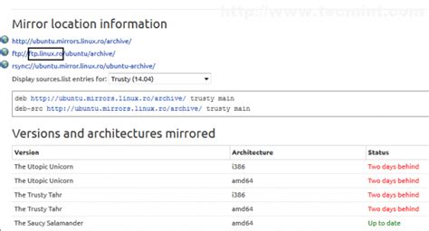 Setup Local Repositories With Apt Mirror In Ubuntu And Debian Systems
