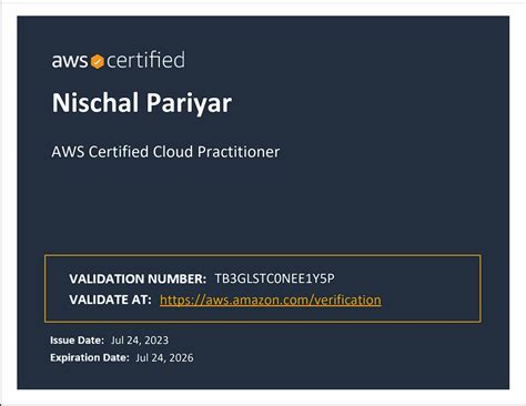 Nischal Pariyar On Linkedin Aws Cloudpractitioner Awscertified