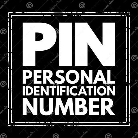 Pin Personal Identification Number Passcode Used In The Process Of Authenticating A User