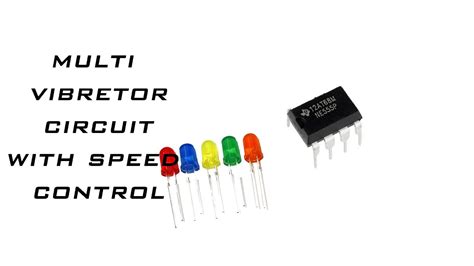 Multi Vibretor Circuit With NE555IC Potential Meter M Tech Lk YouTube
