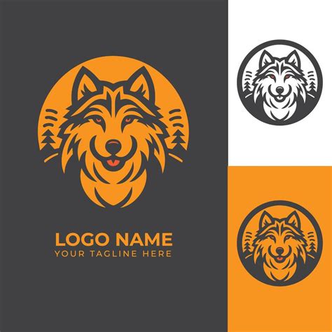 Awesome Modern Wolf Logo Design 44042427 Vector Art At Vecteezy