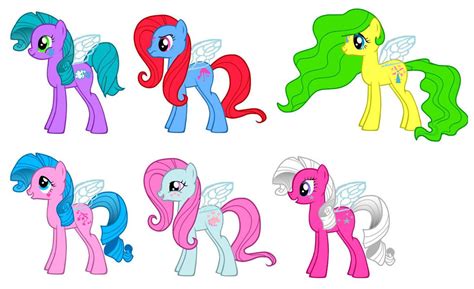 Mlp Fim Year 5 Flutter Ponies By Kaoshoneybun On Deviantart