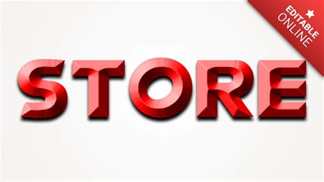 store text effect generator