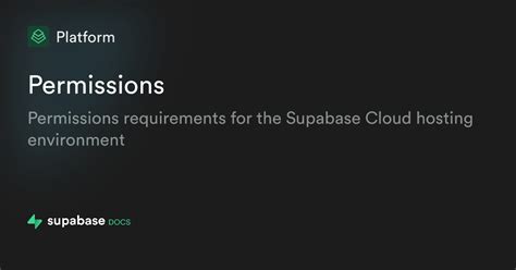 permissions supabase docs