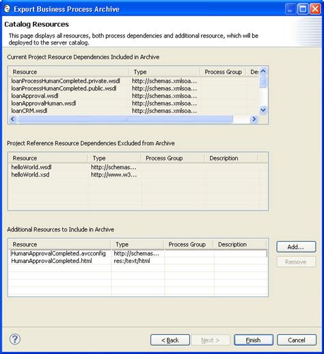 Deploying Project Dependencies And Viewing Excluded Dependencies