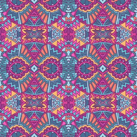 Tiled Ethnic Boho Pattern For Fabric Background Wallpaper Boho Peru Background Image And
