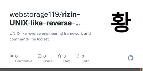Github Webstorage119 Rizin Unix Like Reverse Engineering Framework And Command Line Toolset