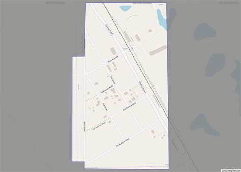 Map Of Perth City Thong Thai Real