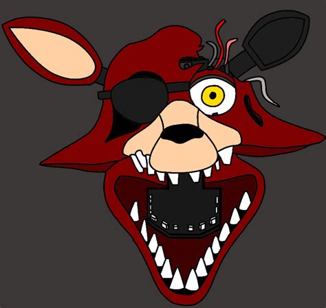 Withered Foxys Head By Reddemon98 On Deviantart