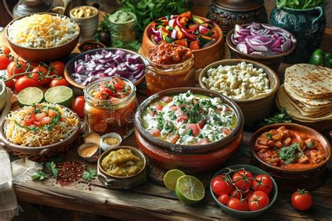 Mexican Food Spread Ideas