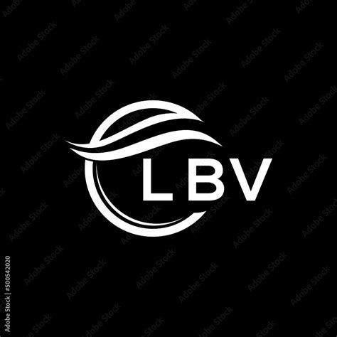 Lbv Letter Logo Design On Black Background Lbv Creative Initials