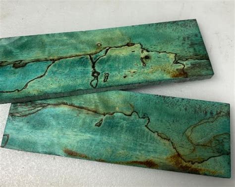 Stabilized Spalted Tamarind Knife Handle Scales 516 X 2 X 6 T74 Etsy