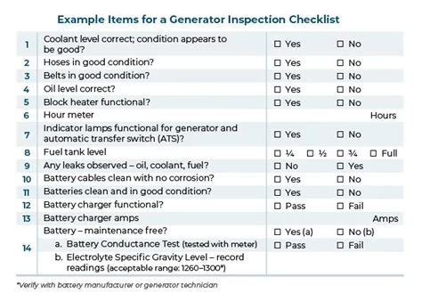 Routine Maintenance Checklist For Generators Essential Steps