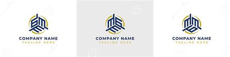 Letters Gmm Mmg Mgm Monogram Logo Set Suitable For Any Business With