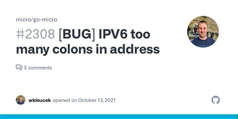 [bug] ipv6 too many colons in address · issue 2308 · micro go micro