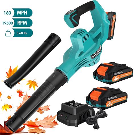 Baokaler Cordless Leaf Blower 160mph 20v Handheld Electric Leaf