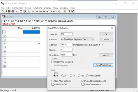 Нет связи по Modbus Tcp с контролером Wiren Board Программное