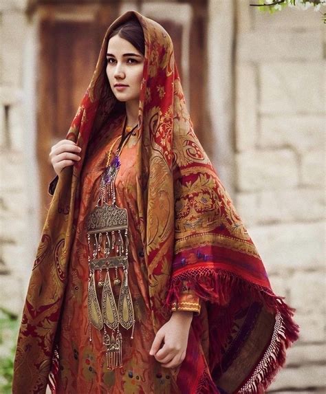 Avar Traditional Dress North East Caucasus Dagestan Abiti Tradizionali Vestiti Abiti