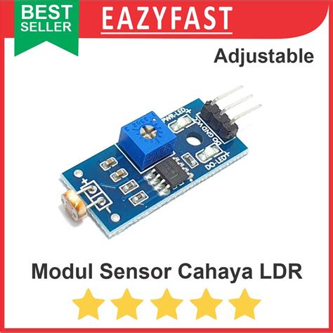 Jual Photoresistor Ldr Photosensive Sensor Cahaya Light Module Arduino Shopee Indonesia
