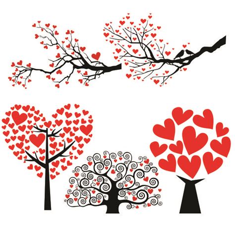 Tree Heart Love SVG Cuttable Designs