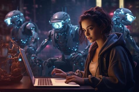 Premium Ai Image People Using Smart Devices