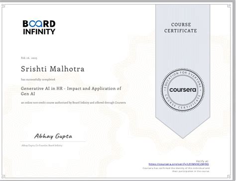 Srishti Malhotra Posted On Linkedin