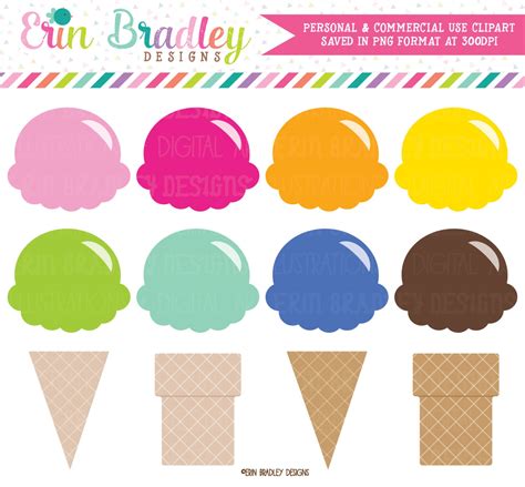 Scooping Ice Cream Clip Art