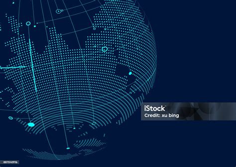 포인트와 라인으로 구성 된 세계 지도 글로벌 글로벌 네트워크 연결을 나타내는 국제적인 의미 0명에 대한 스톡 벡터 아트 및 기타 이미지 Istock