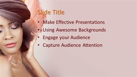 Free Woman Double Exposure Powerpoint Template Free Powerpoint Templates