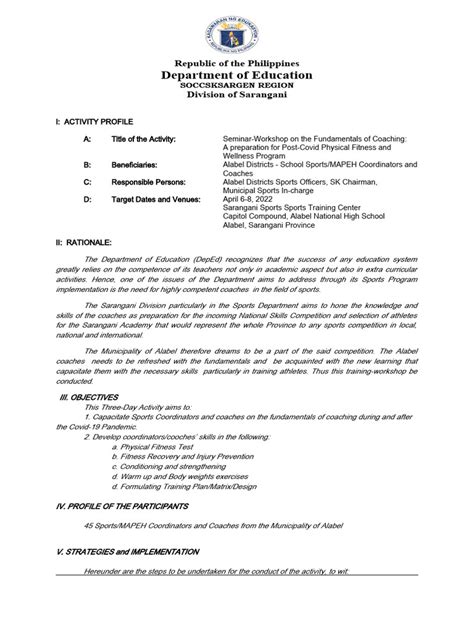 Training Design Sports Pdf