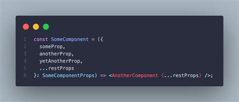 Partial Object Destructuring And Rest Props In React Components With Typescript By Roberto