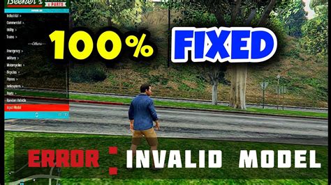 Fixed Invalid Model Error In Gta 5 How To Fix Invalid Model Error Gta 5 Mods Hindiurdu