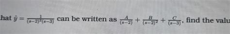 Solved How Do You Work Out The Values Of A B And C Chegg Com