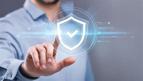 Cyber Security And Data Protection On Internet Stock Illustration