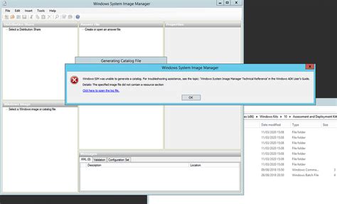 Why Cant I Create An Answer File In Windows System Image Manager