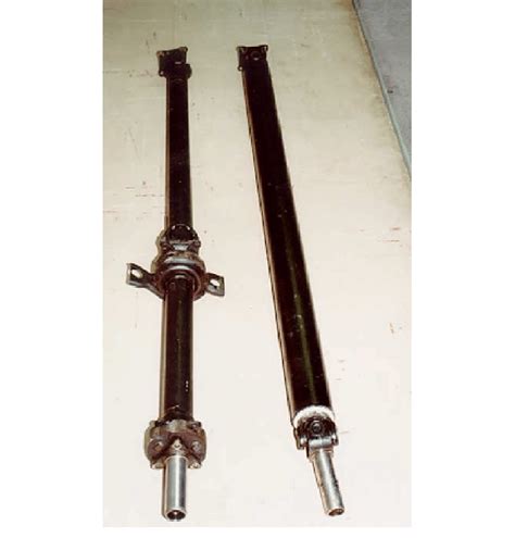 Photograph Of The Two Piece Steel Propeller Shaft And The Onepiece Download Scientific Diagram