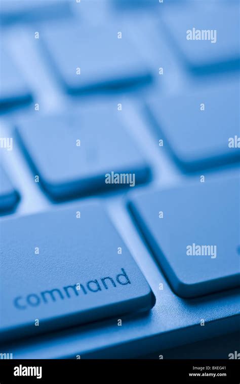 Command Key On Keyboard Stock Photo Alamy