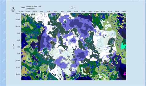 I Typed Snowy In Chunkbase Seed Map And Lookjava 118 Rminecraft