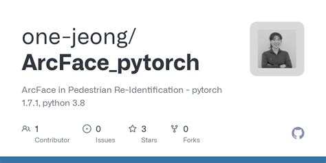 GitHub One Jeong ArcFace Pytorch ArcFace In Pedestrian Re