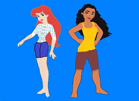 Ariel And Moana As Luca And Alberto By Adamhatson On Deviantart