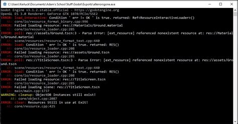 Issue Exporting Game Plays Fine In Editor But Crashes When Exported