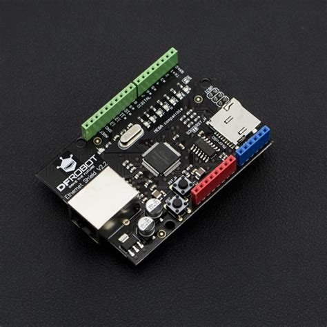 dfrduino ethernet shield v3 0 w5100s support mega and micro sd ของแท้ dfrobot arduino