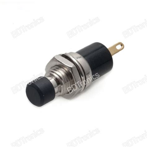 7mm Thread 2 Pin Metal Push Button Black Price In BD