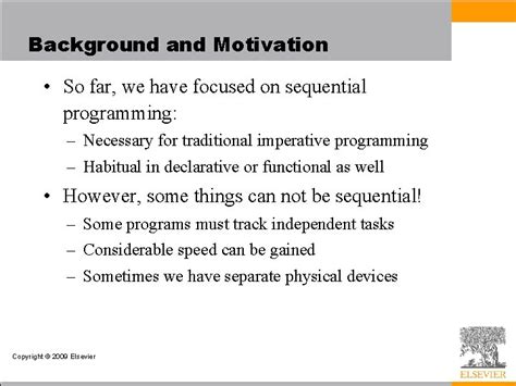 Chapter 13 Concurrency Programming Language Pragmatics Michael L